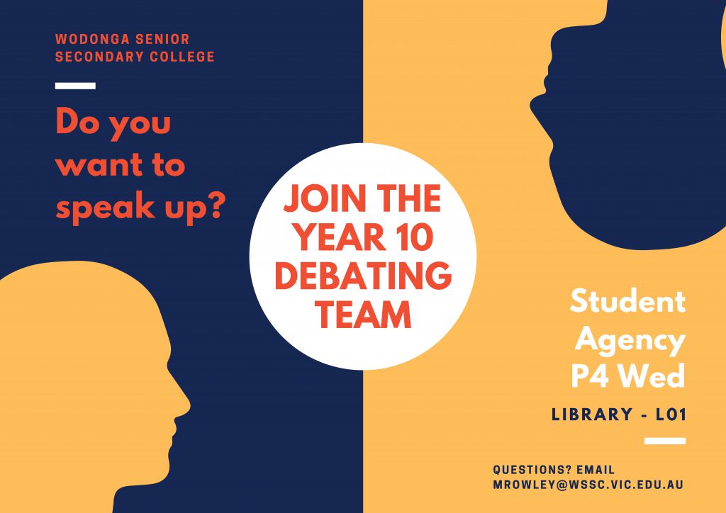 Year 10 Debating Team | Wodonga Senior Secondary College